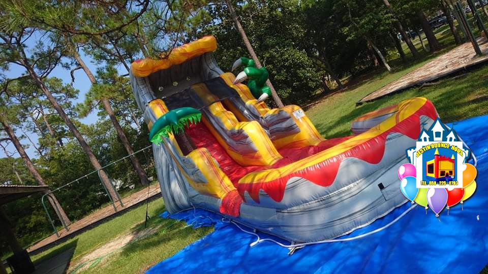 T. Rex Water Slide 15foot - Destin Bounce House LLC & Inflatables Rentals