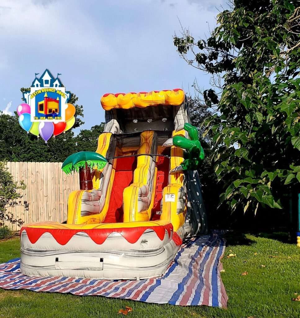 T. Rex Water Slide 15foot - Destin Bounce House LLC & Inflatables Rentals